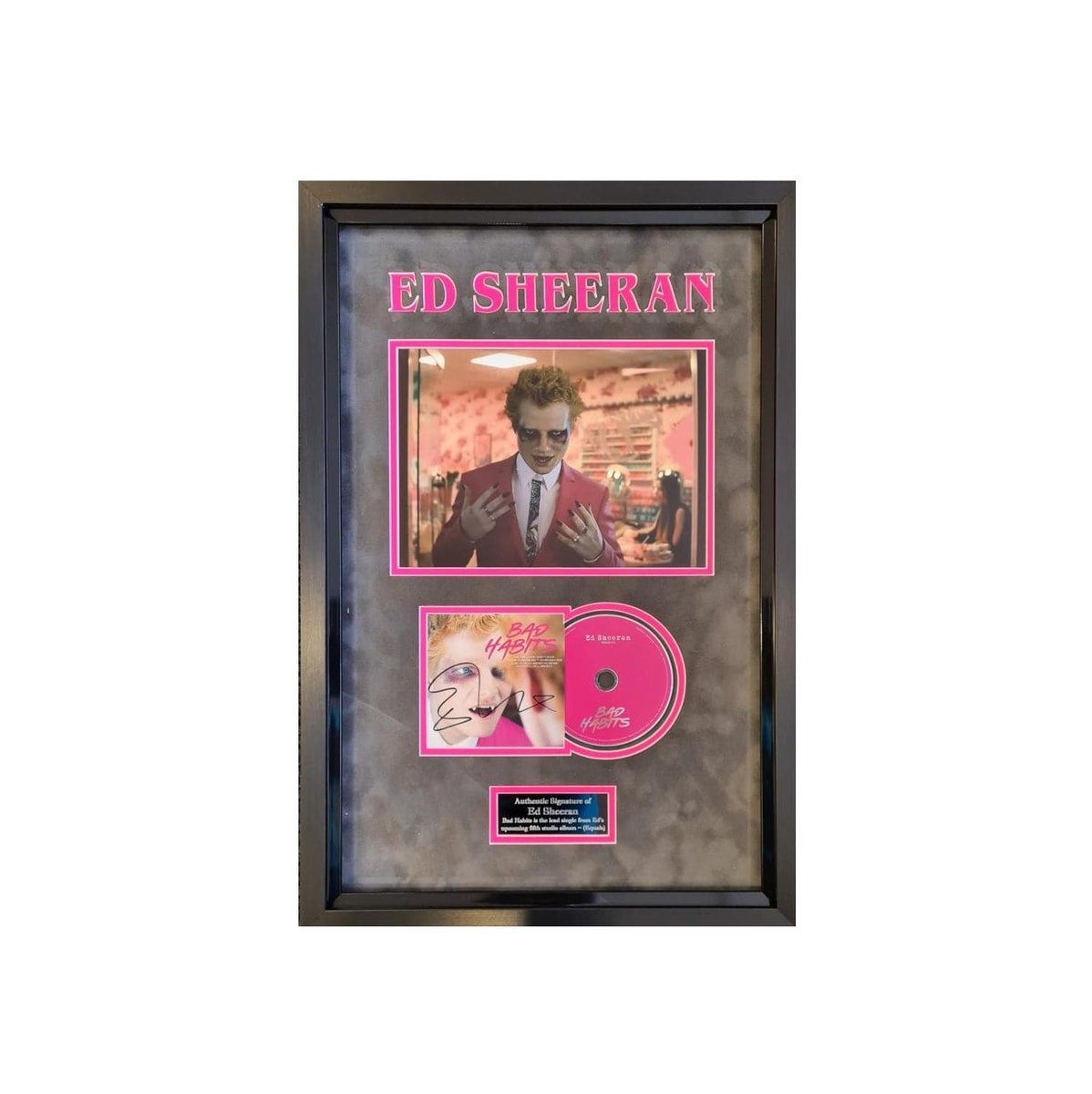Ed Sheeran Signed CD Display – bid4charities