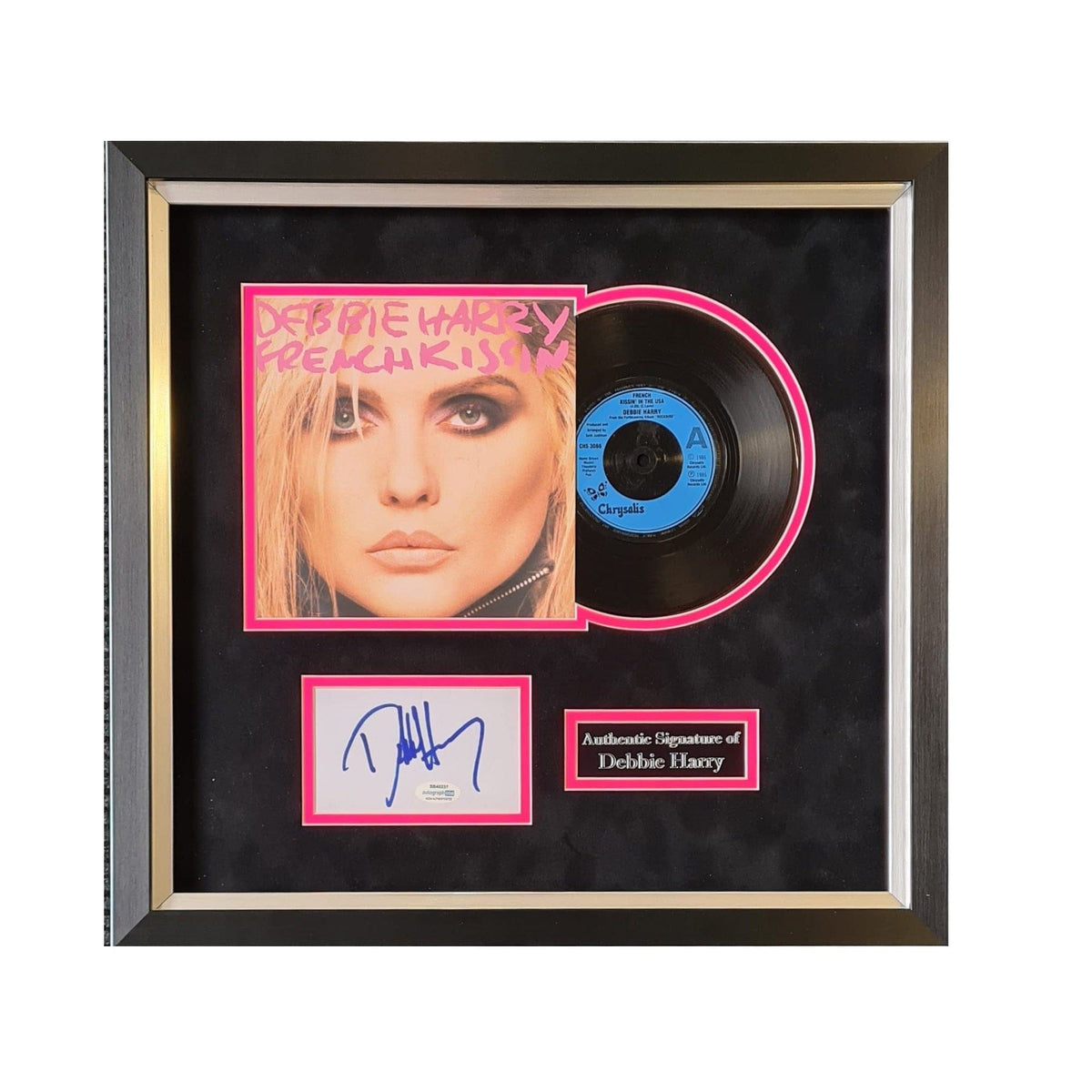 Debbie Harry Signed & Framed 7" Vinyl Display – bid4charities