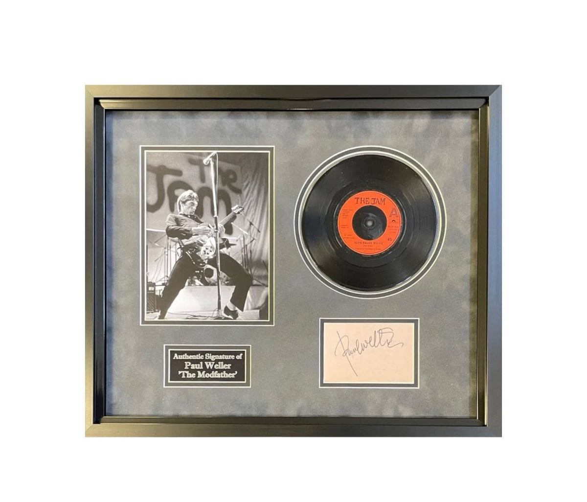 A Paul Weller Signed 7" Vinyl Display – bid4charities