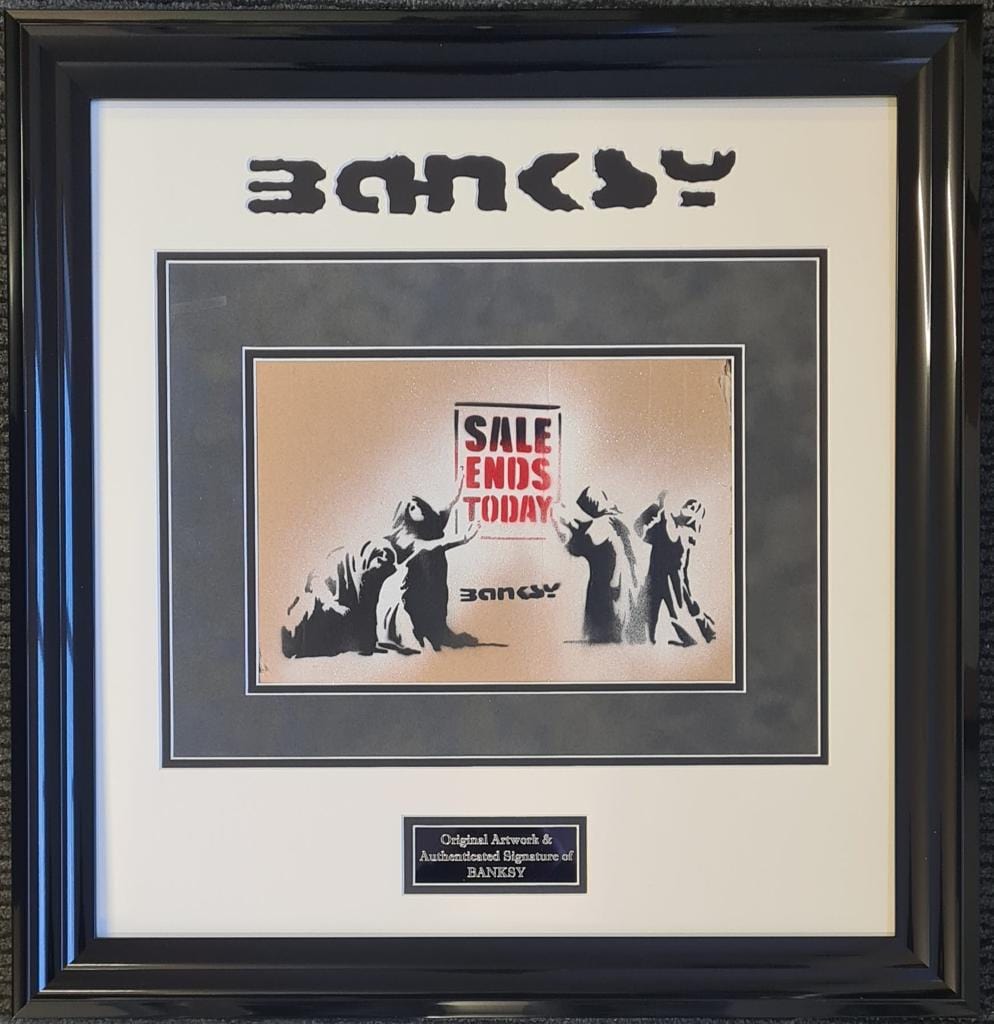 Banksy Signed Artwork – bid4charities