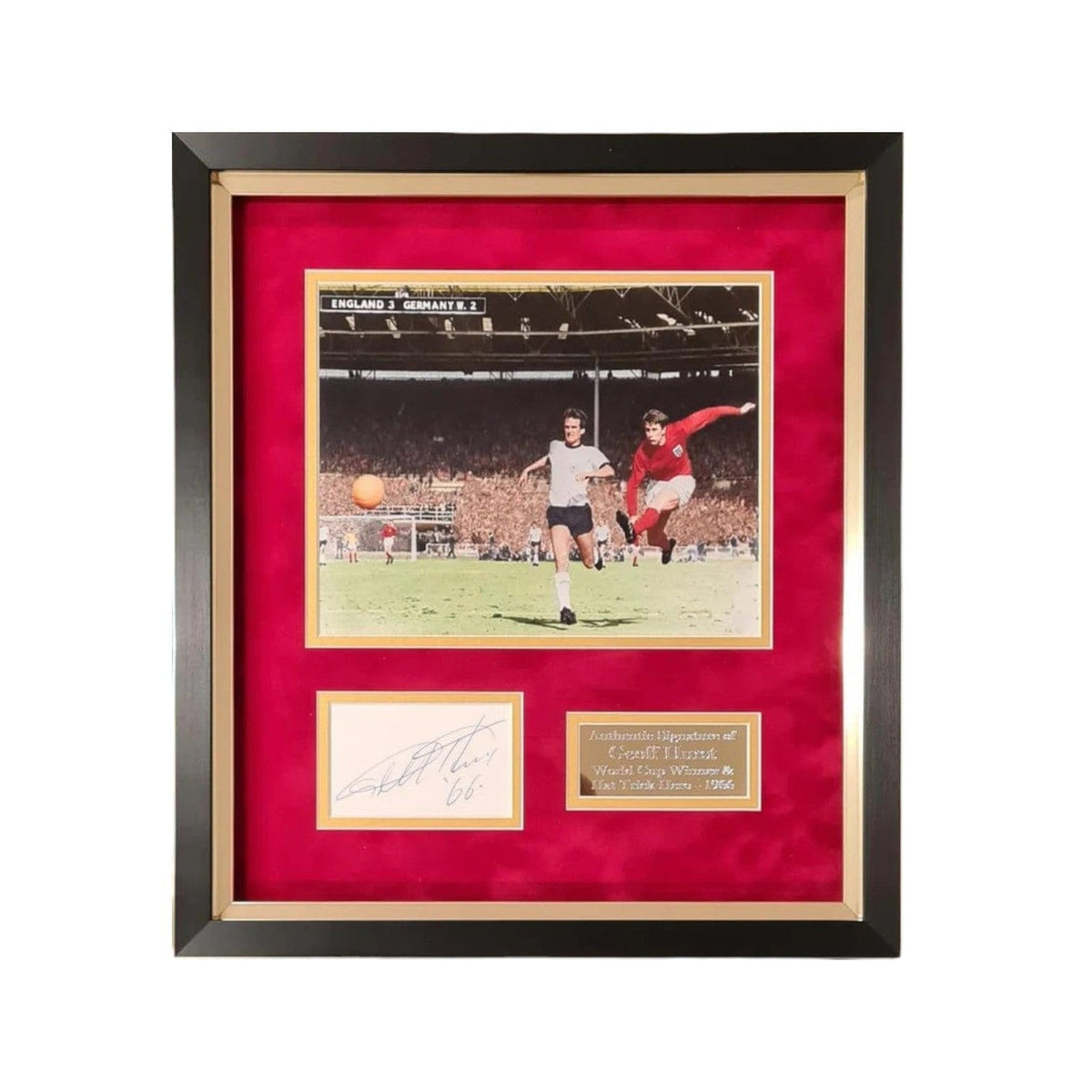 England 1966 World Cup Final Display Signed By Sir Geoff Hurst ...
