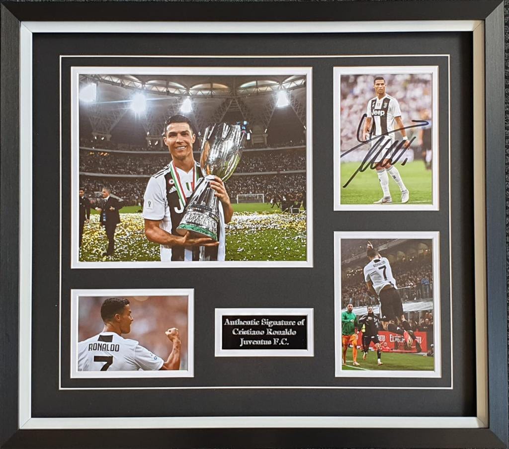Cristiano Ronaldo Signed Display – bid4charities